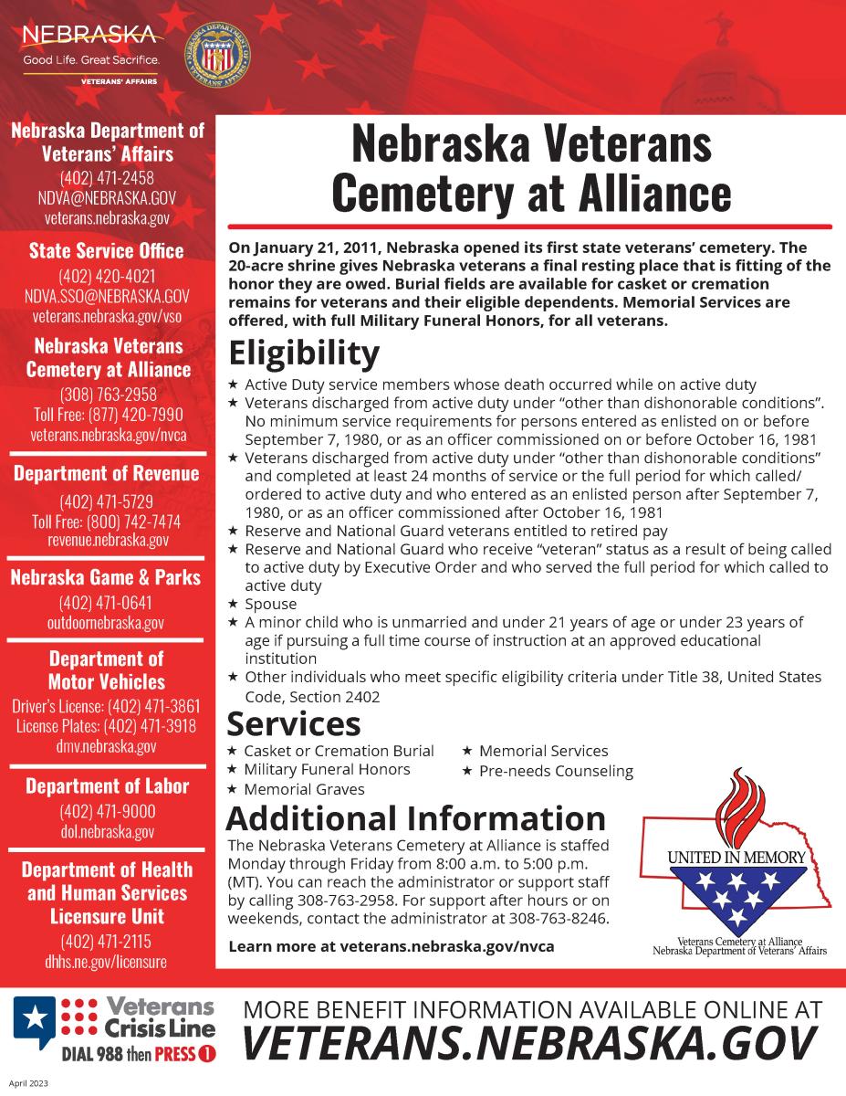 Welcome Home | Nebraska Department of Veterans' Affairs